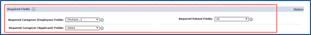 Required Fields
