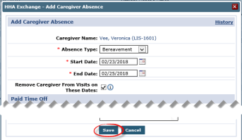 The Absence/Restriction Page