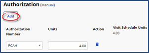 Visit Authorization Allocation