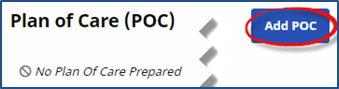 Assigning a POC to a Patient